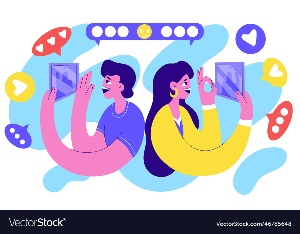 Remote communication Royalty Free Vector Image