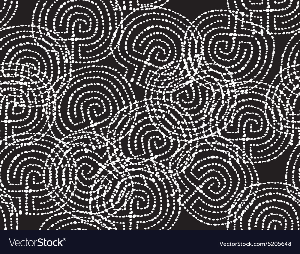 Seamless pattern with labyrinth Royalty Free Vector Image