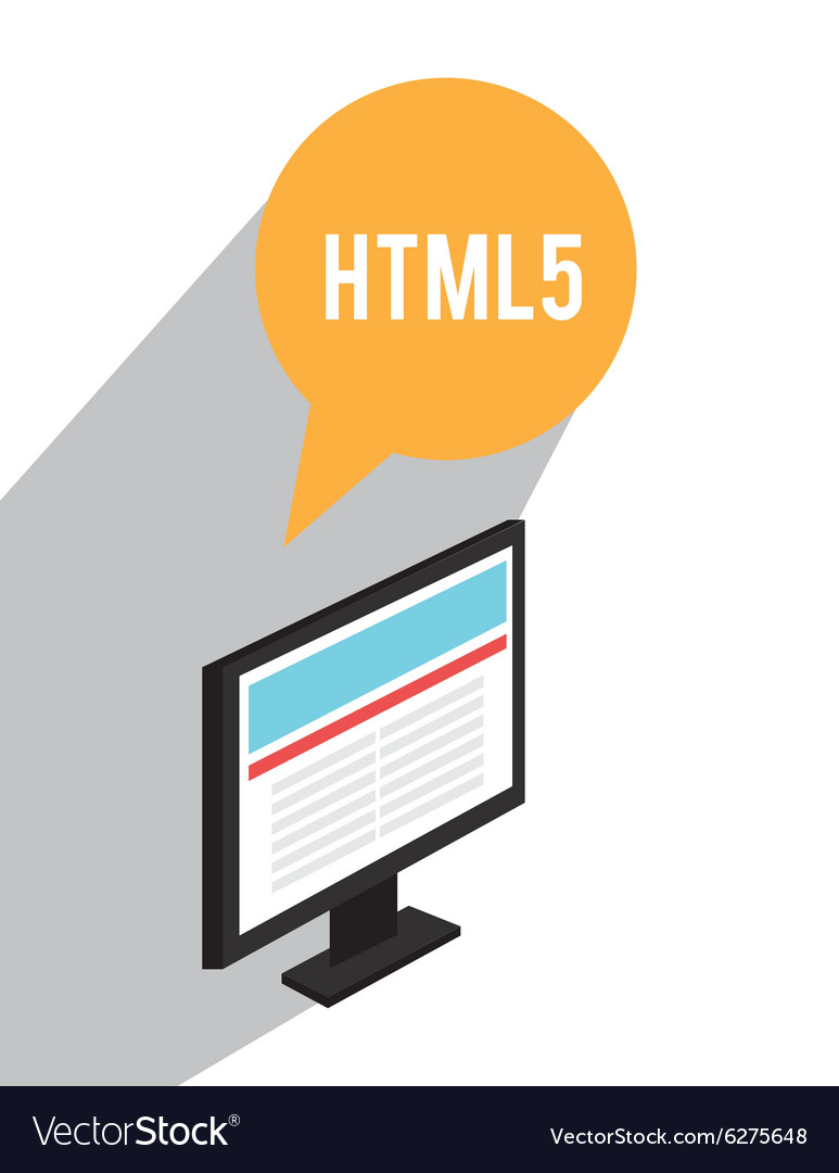 Software system computer Royalty Free Vector Image