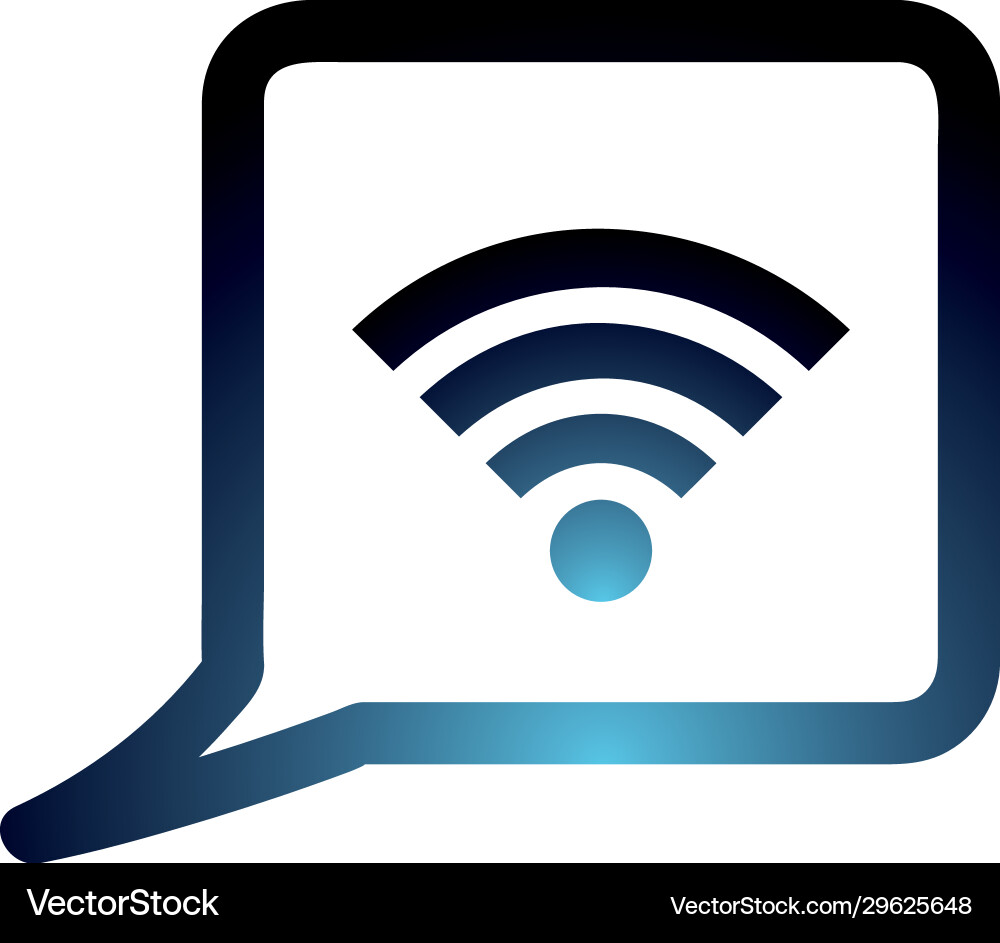 Wireless symbol Royalty Free Vector Image - VectorStock