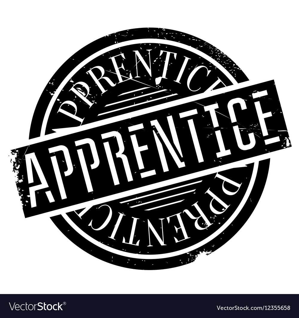 Apprentice rubber stamp Royalty Free Vector Image
