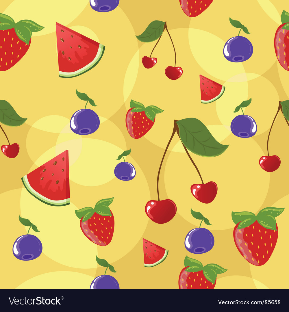 Berries background Royalty Free Vector Image - VectorStock