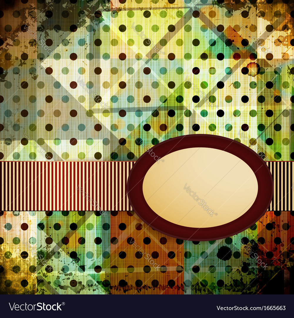 Abstract retro background Royalty Free Vector Image