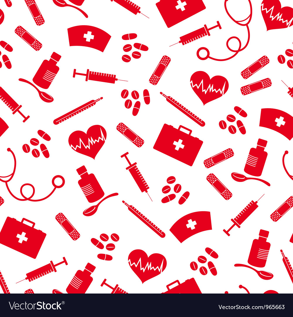 Healthcare pattern Royalty Free Vector Image - VectorStock