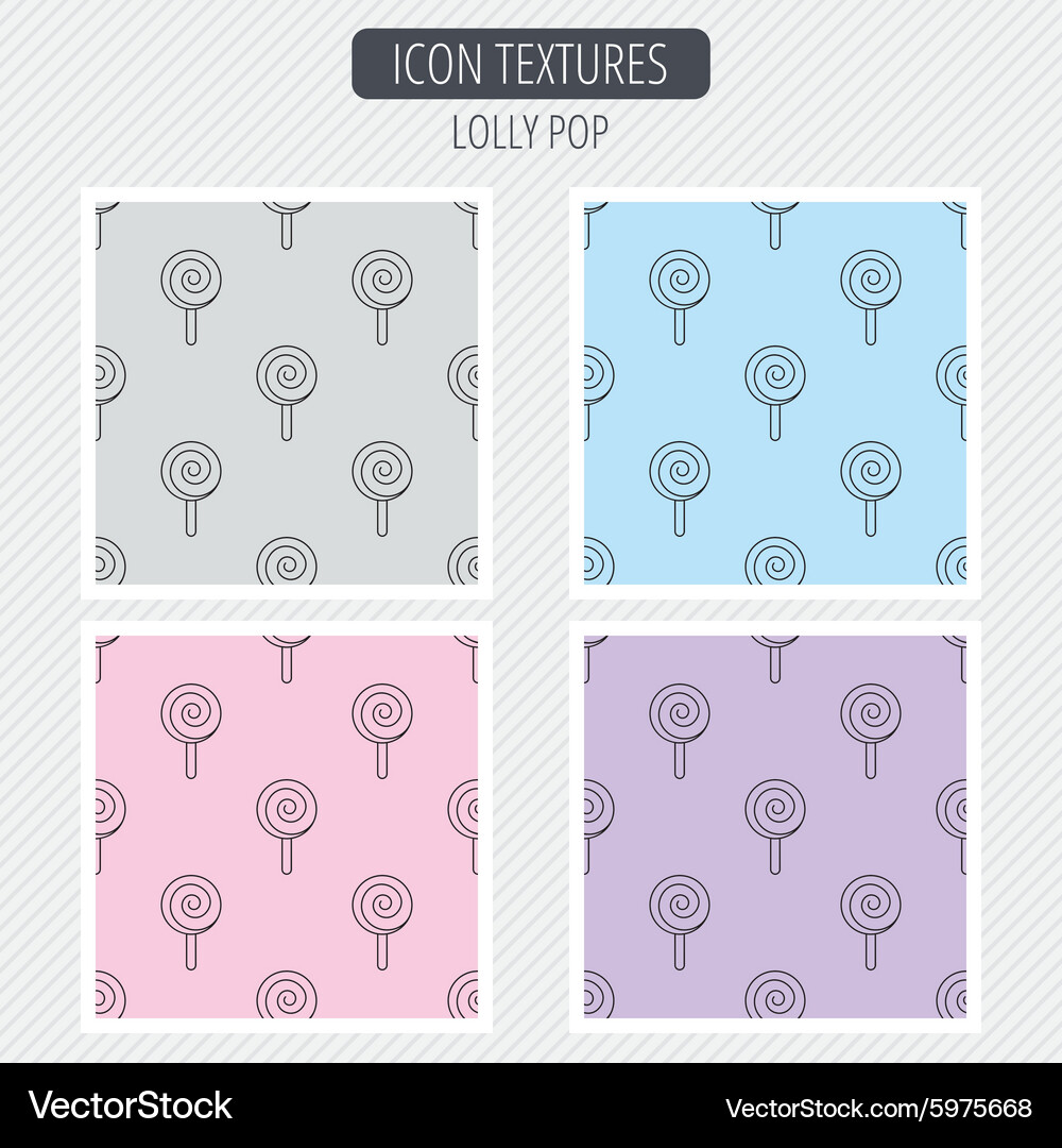 Lollipop icon lolly pop candy sign Royalty Free Vector Image