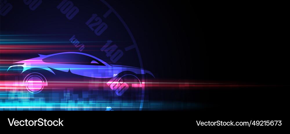 Racing speed background abstraction in car track Vector Image
