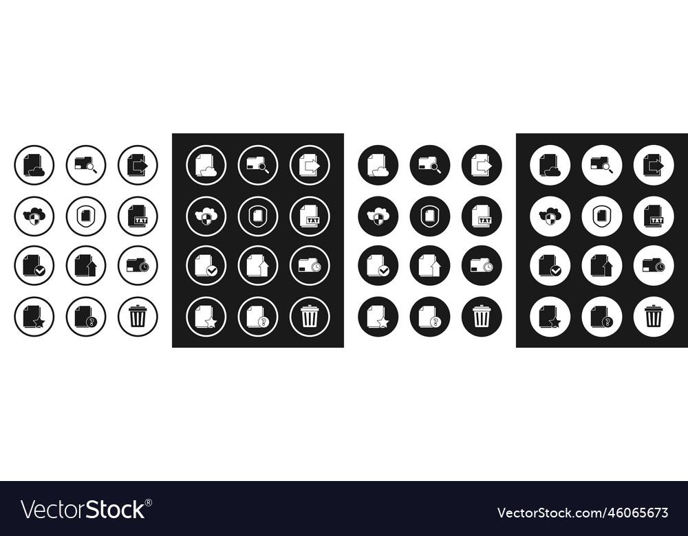 Set next page arrow document protection concept Vector Image Set next page arrow document protection concept Vector Image