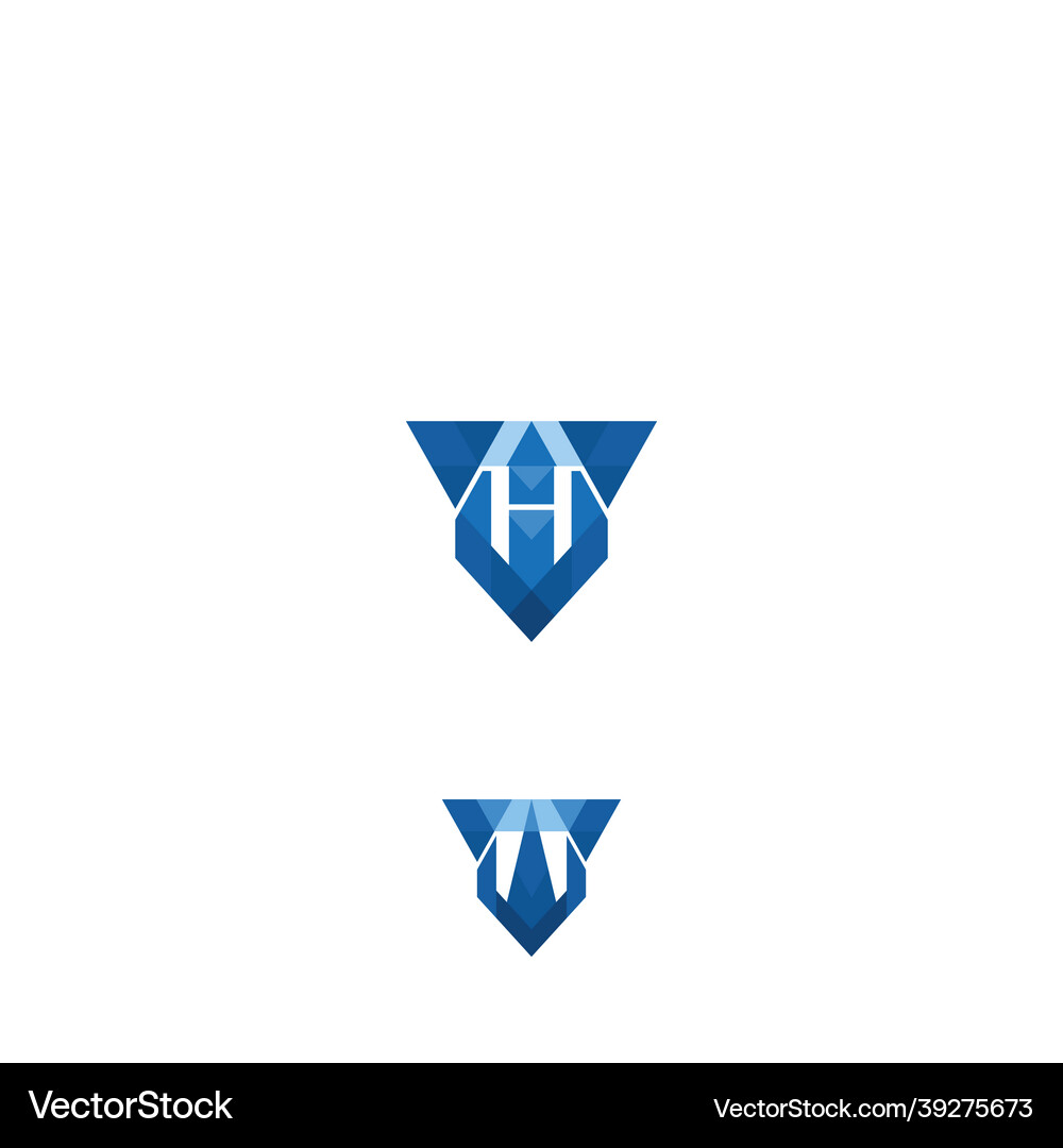 Wt or tw logo with pen icon worrier Royalty Free Vector