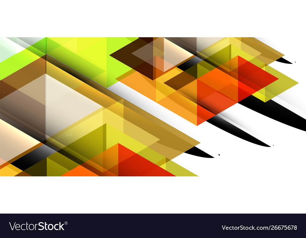 Abstract concept triangle graphic element Vector Image