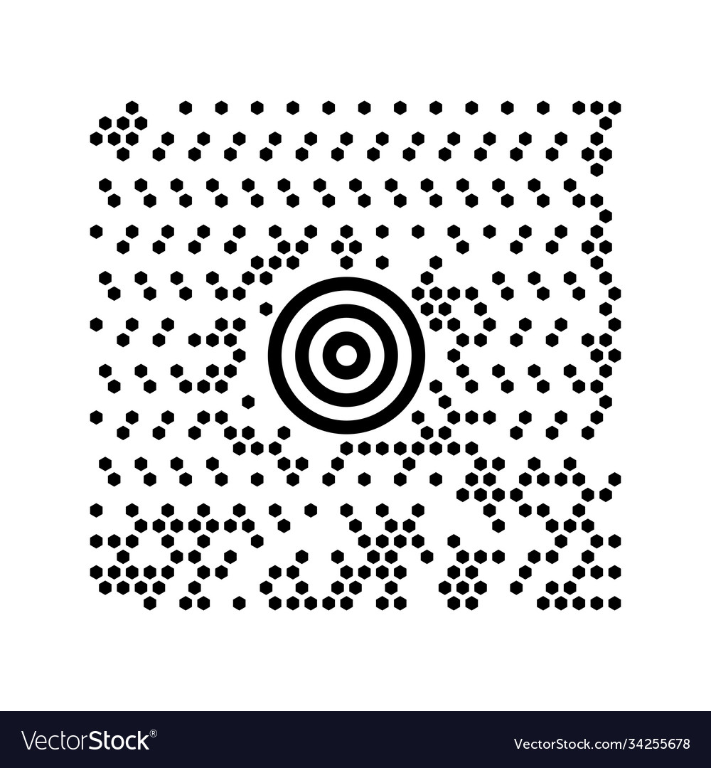 Abstract digital code scanner barcode template Vector Image