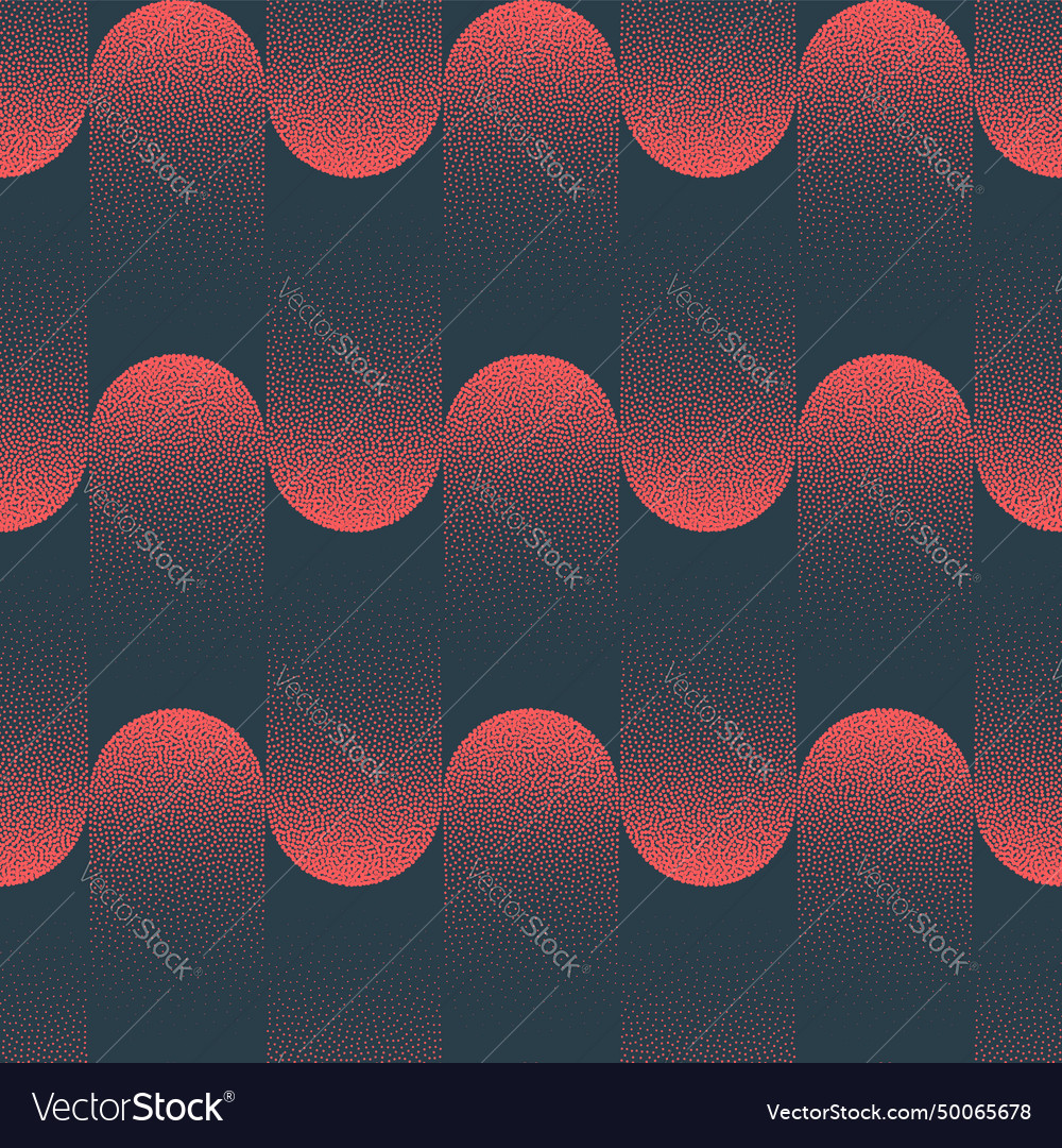 Dynamic wavy structure seamless pattern trendy Vector Image