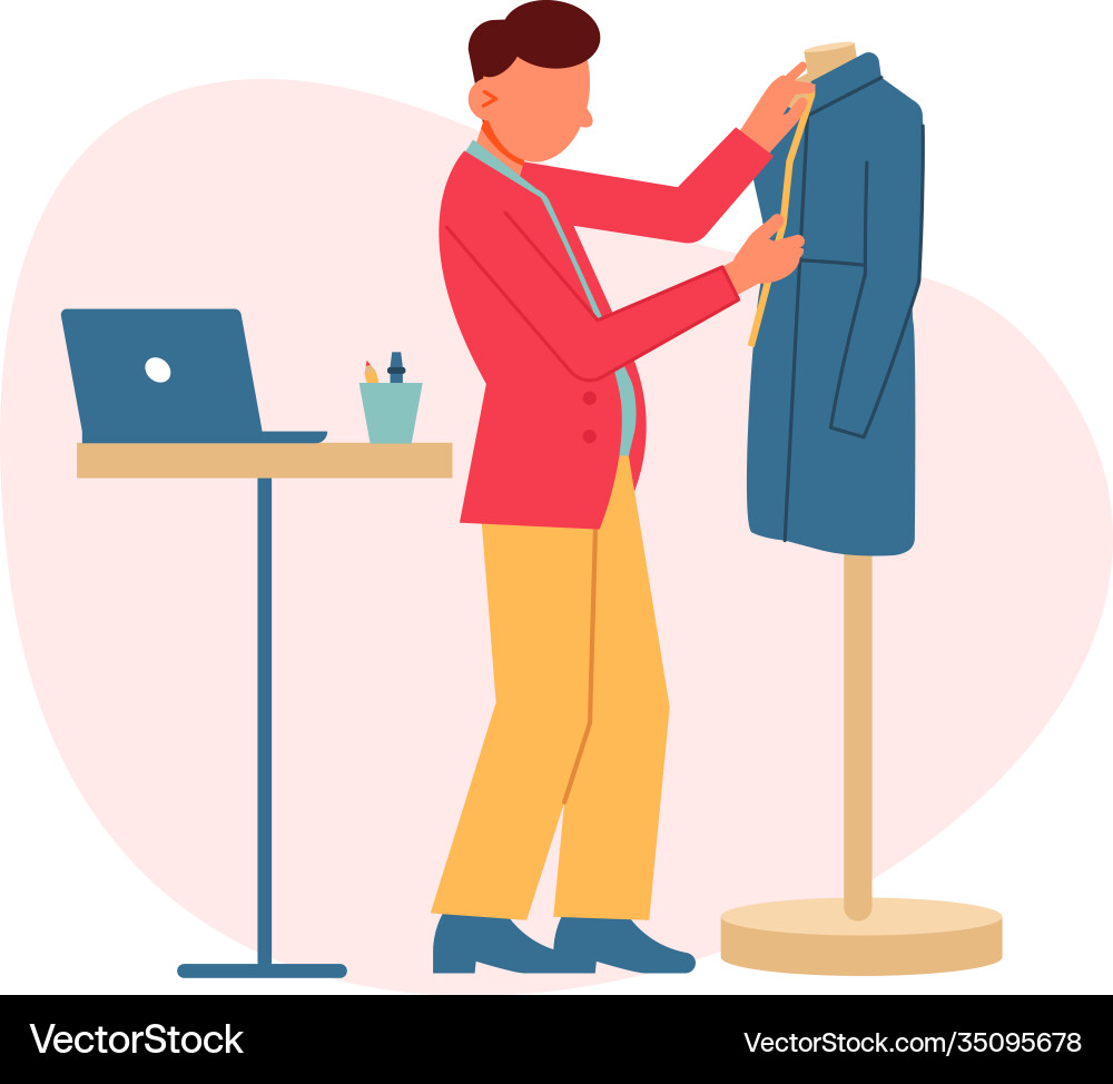 Fashion designer Royalty Free Vector Image - VectorStock