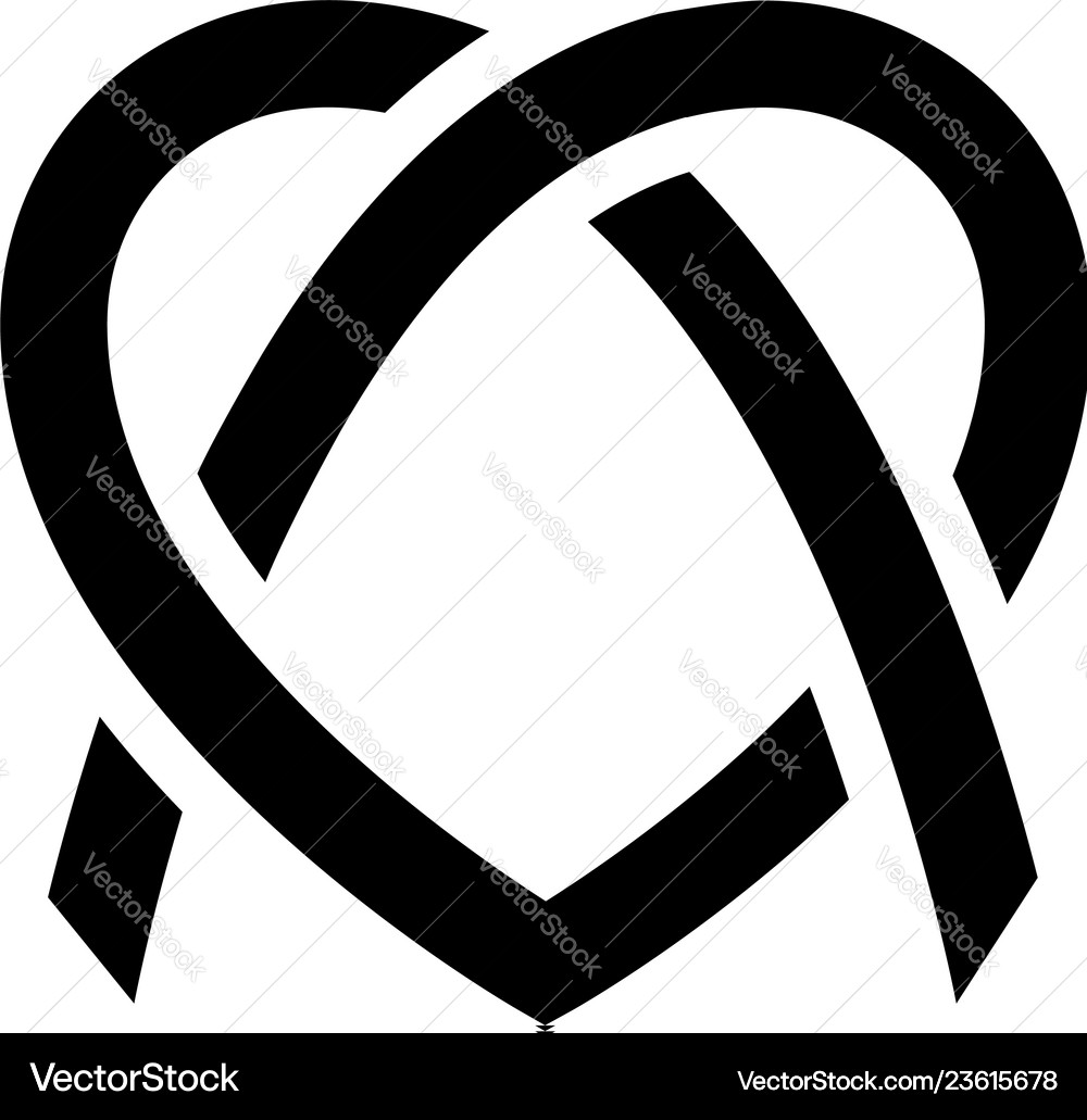 Love icon or valentines day sign designed Vector Image