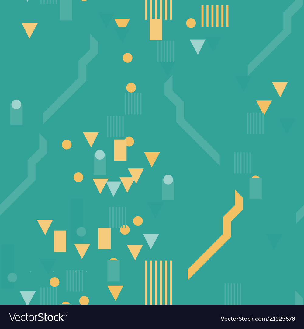 Simple geometry seamless pattern Royalty Free Vector Image