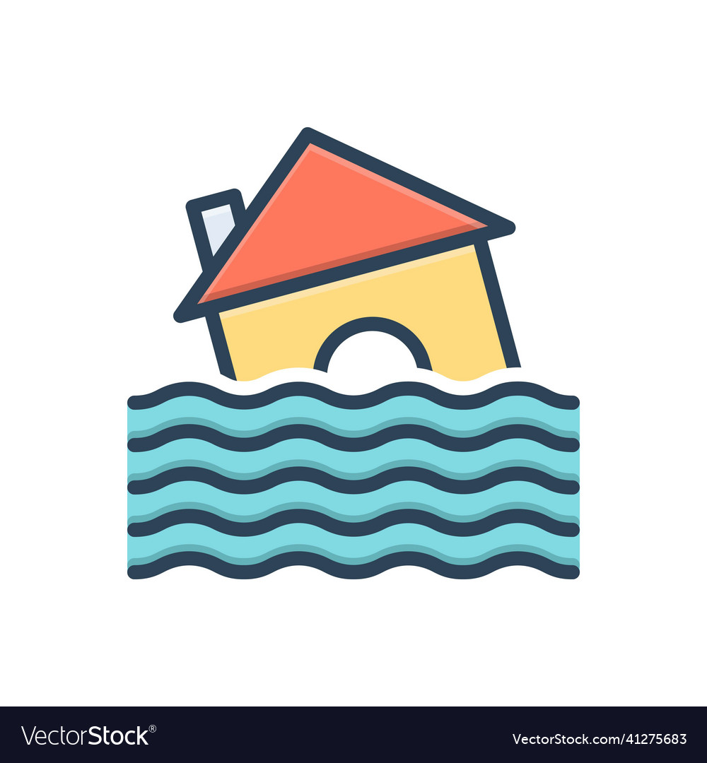Flood Royalty Free Vector Image - VectorStock