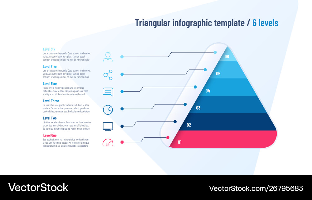 Infographic template in shape of Royalty Free Vector Image