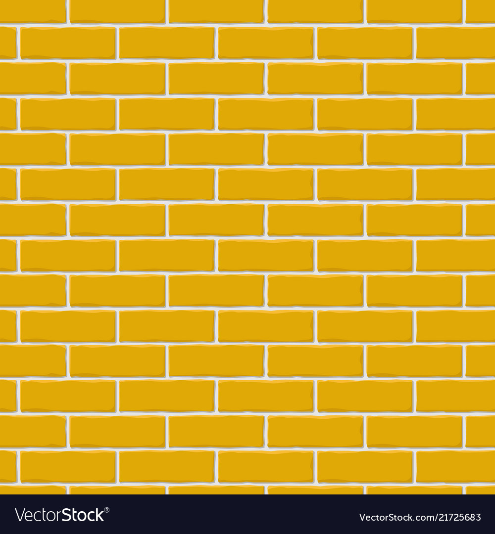 Orange bricks seamless pattern Royalty Free Vector Image