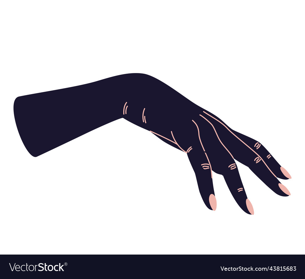 Womens hands female hands with various gestures Vector Image