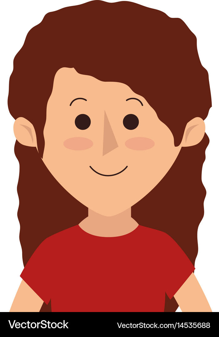Beautiful mother avatar character Royalty Free Vector Image