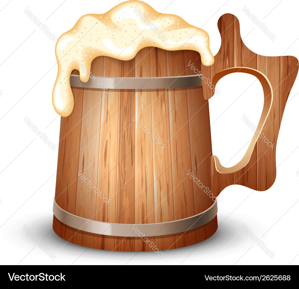 Beer mug Royalty Free Vector Image - VectorStock
