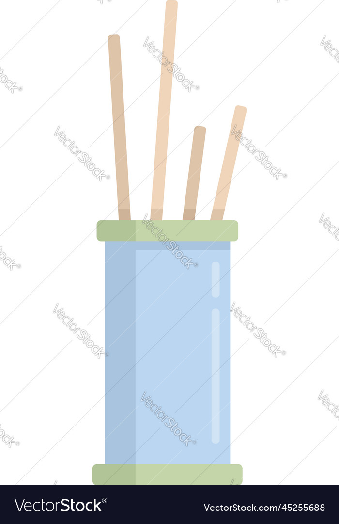 Container diffuser icon flat style Royalty Free Vector Image