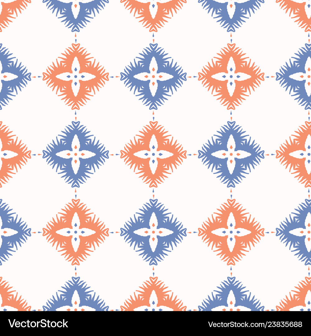 Graphic geometric papercut mosaic check grid Vector Image
