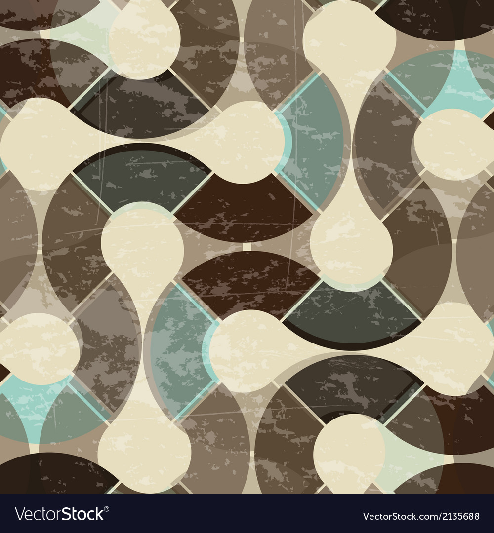 Retro label over pattern background Royalty Free Vector