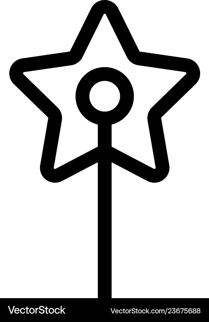 Star Icon - Premium Template Royalty Free Vector Image