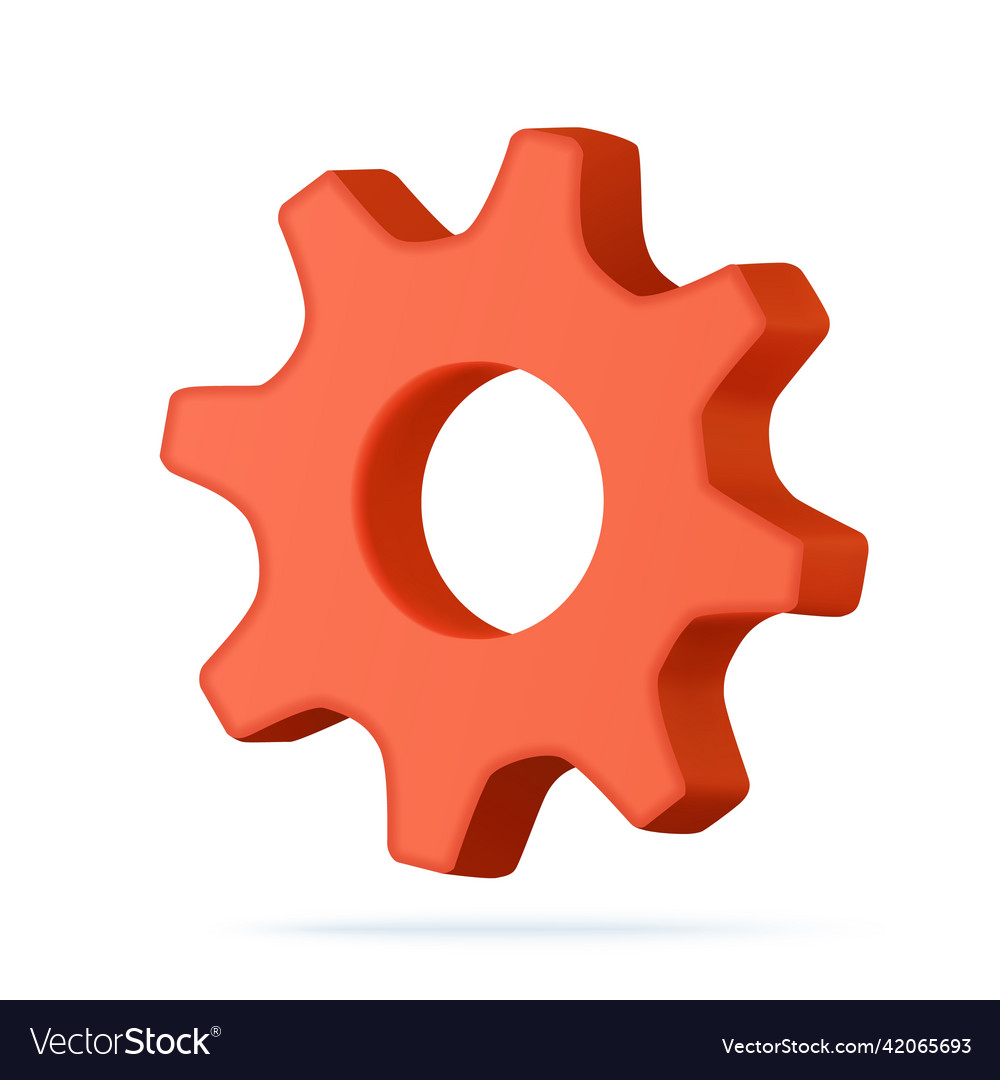 Vector 3d Gear 3 D Gear Vector Vector Art & Graphics | Freevector.com