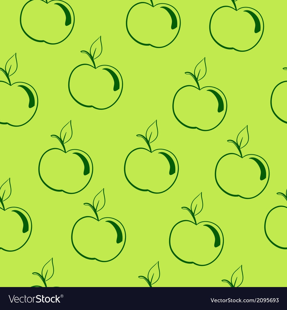 Apple background Royalty Free Vector Image - VectorStock