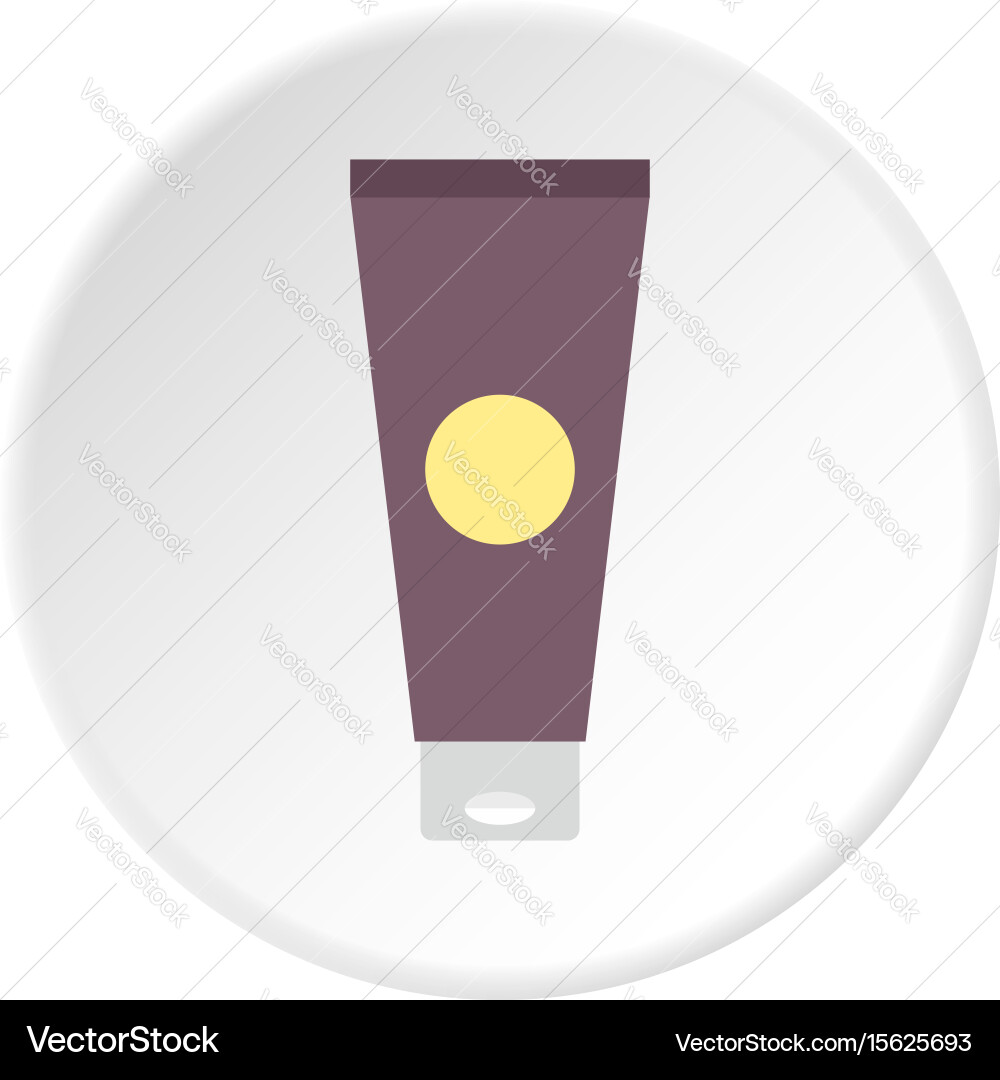 Cream tube icon circle Royalty Free Vector Image