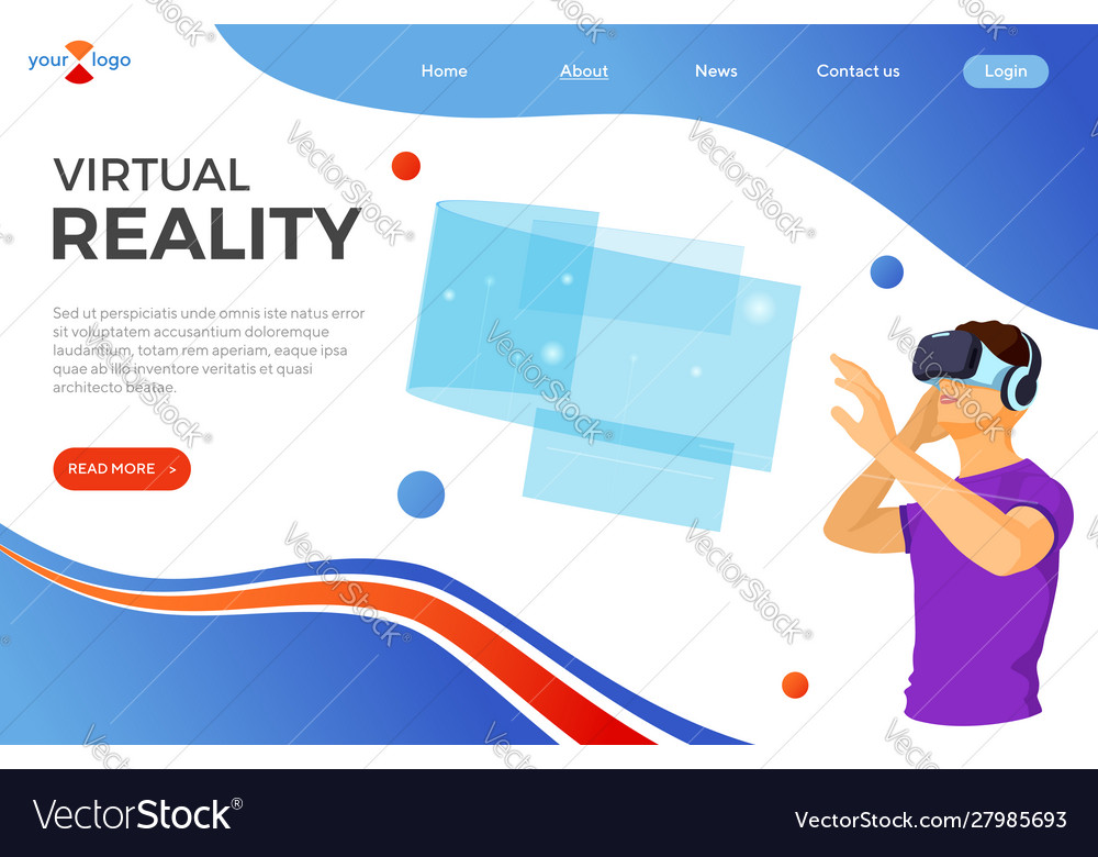 Isometric virtual augmented reality Royalty Free Vector Isometric virtual augmented reality Royalty Free Vector