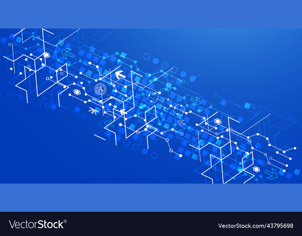 Abstract background on technological Royalty Free Vector