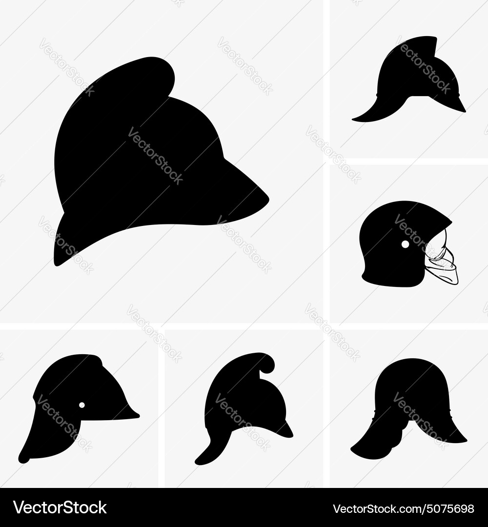 Firefighter helmet Royalty Free Vector Image - VectorStock