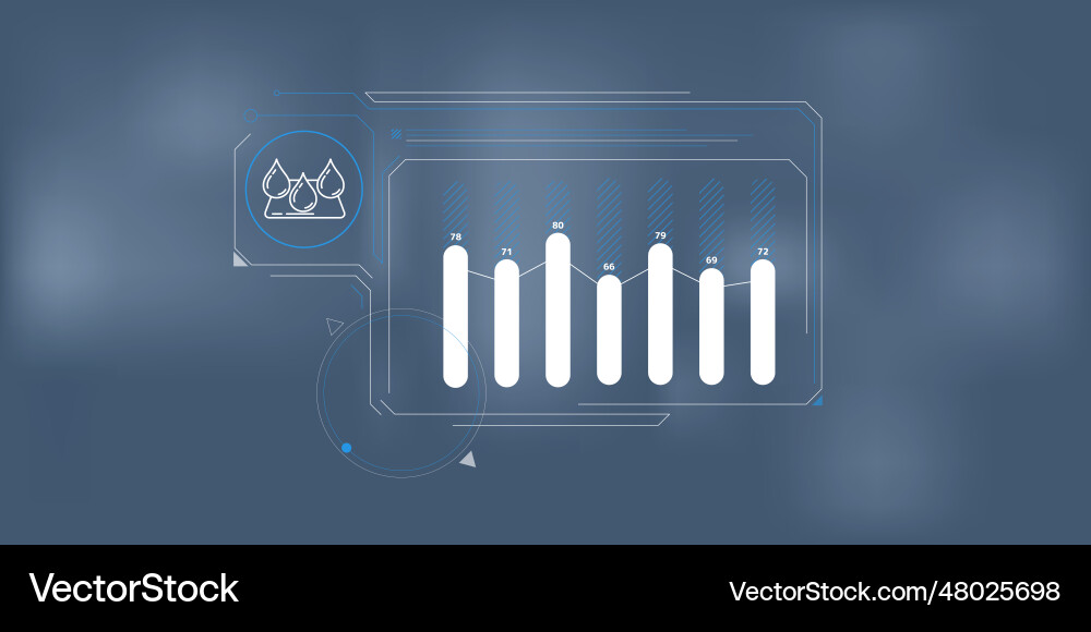 Infographics of the stability consumption Vector Image