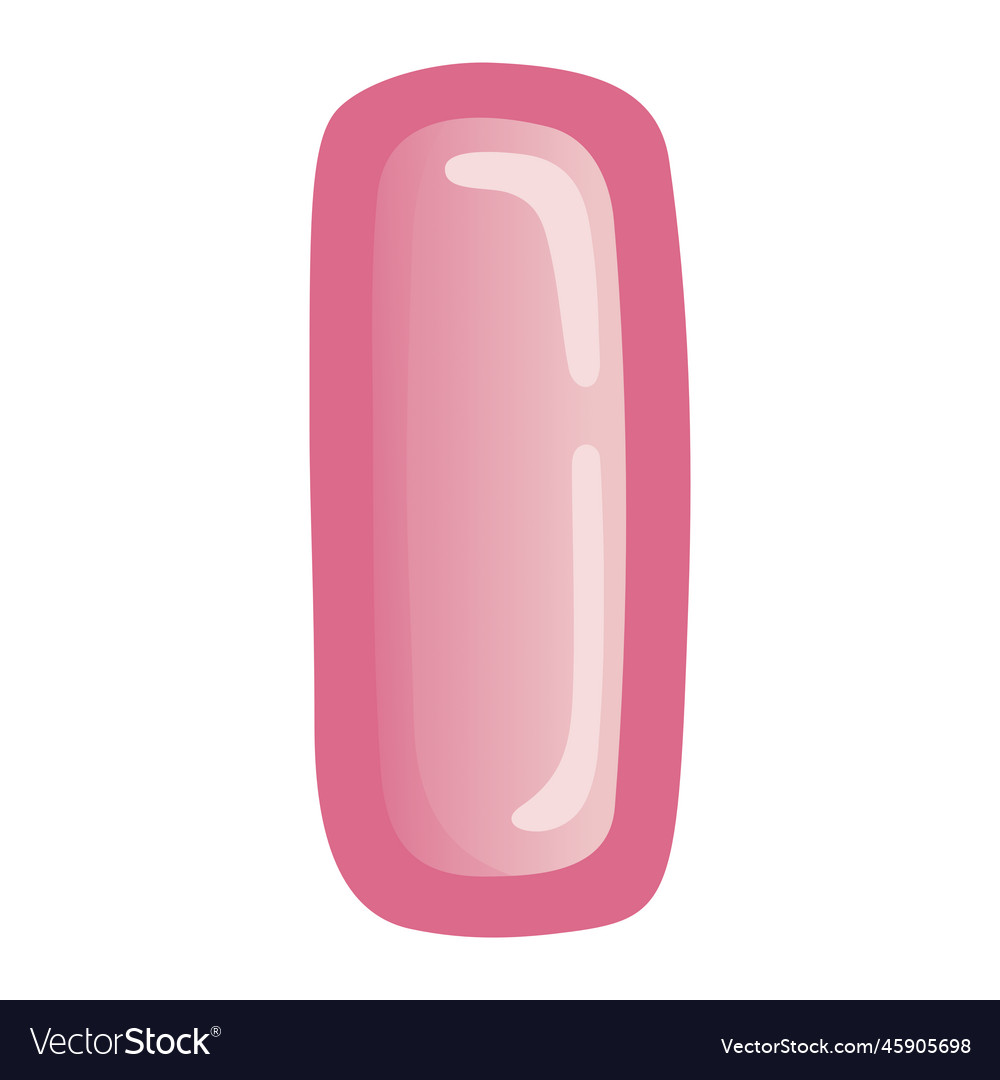 Letter i pink bold alphabet font doodle drawing Vector Image