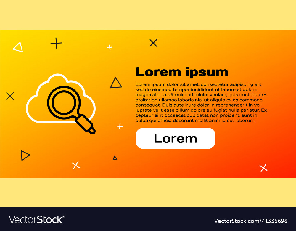Line Search Cloud Computing Icon Isolated Vector Image line-search-cloud-computing-icon-isolated-vector-image