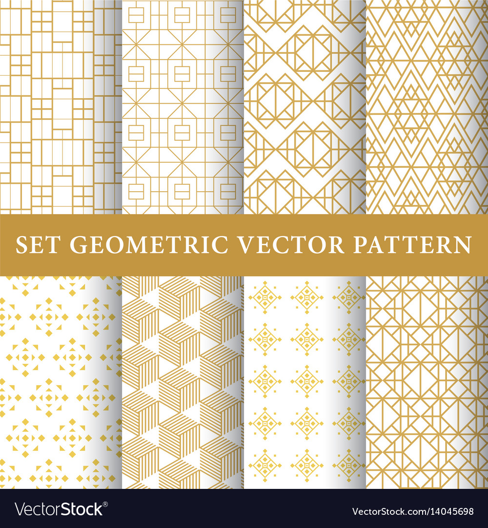 Luxury patterns pack Royalty Free Vector Image