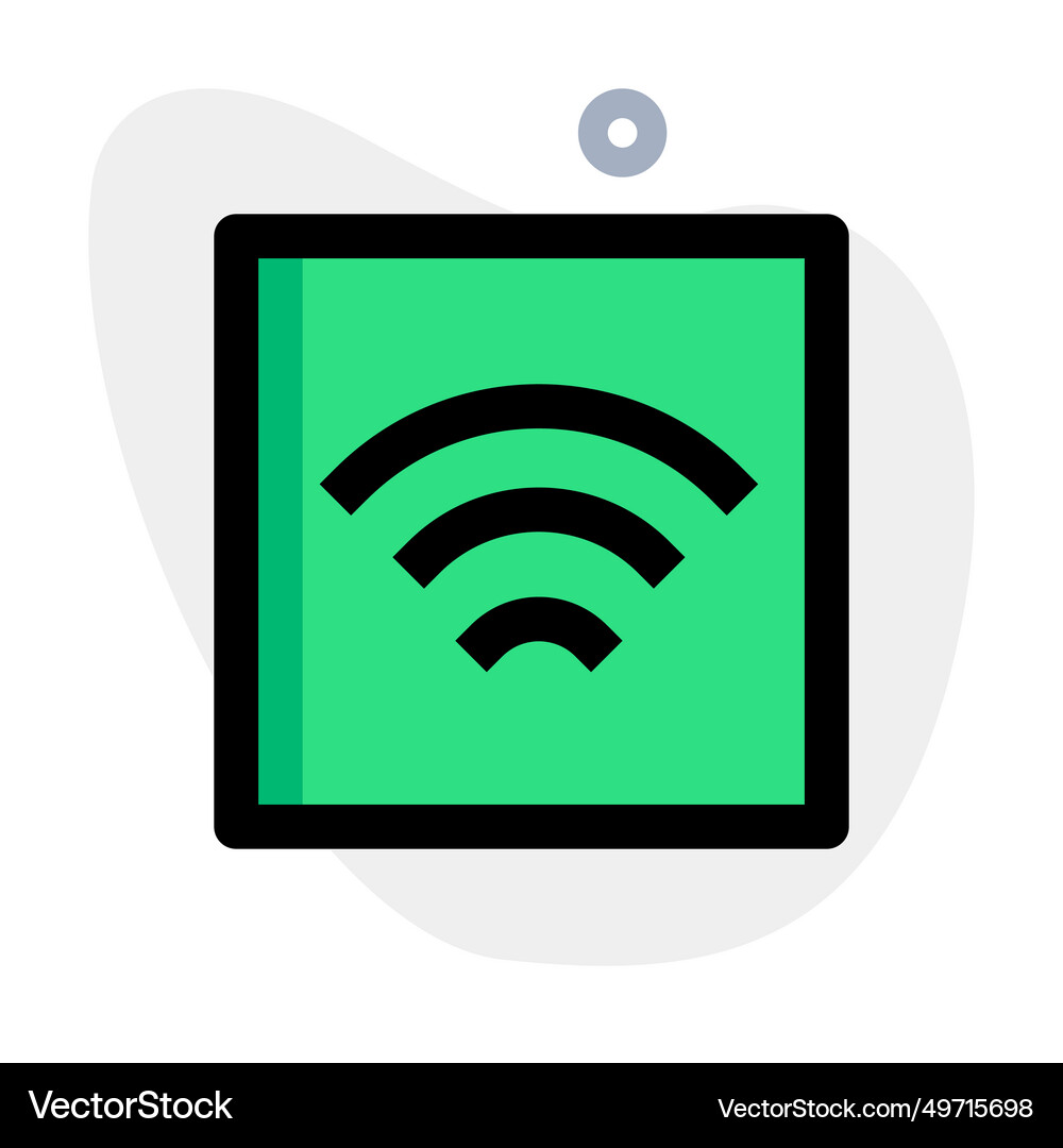 Wireless technology for internet connectivity Vector Image