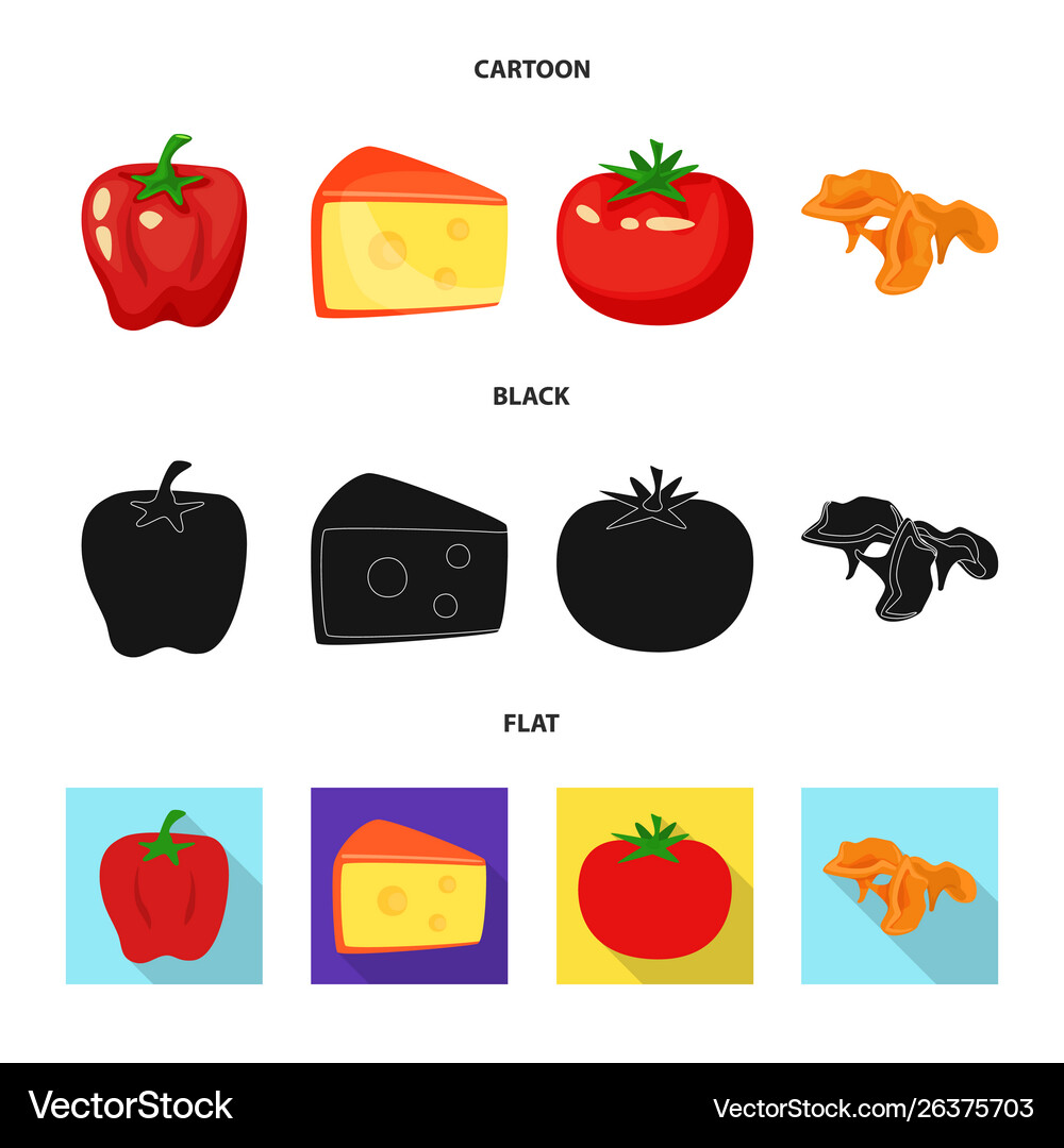 Design taste and product symbol set Royalty Free Vector