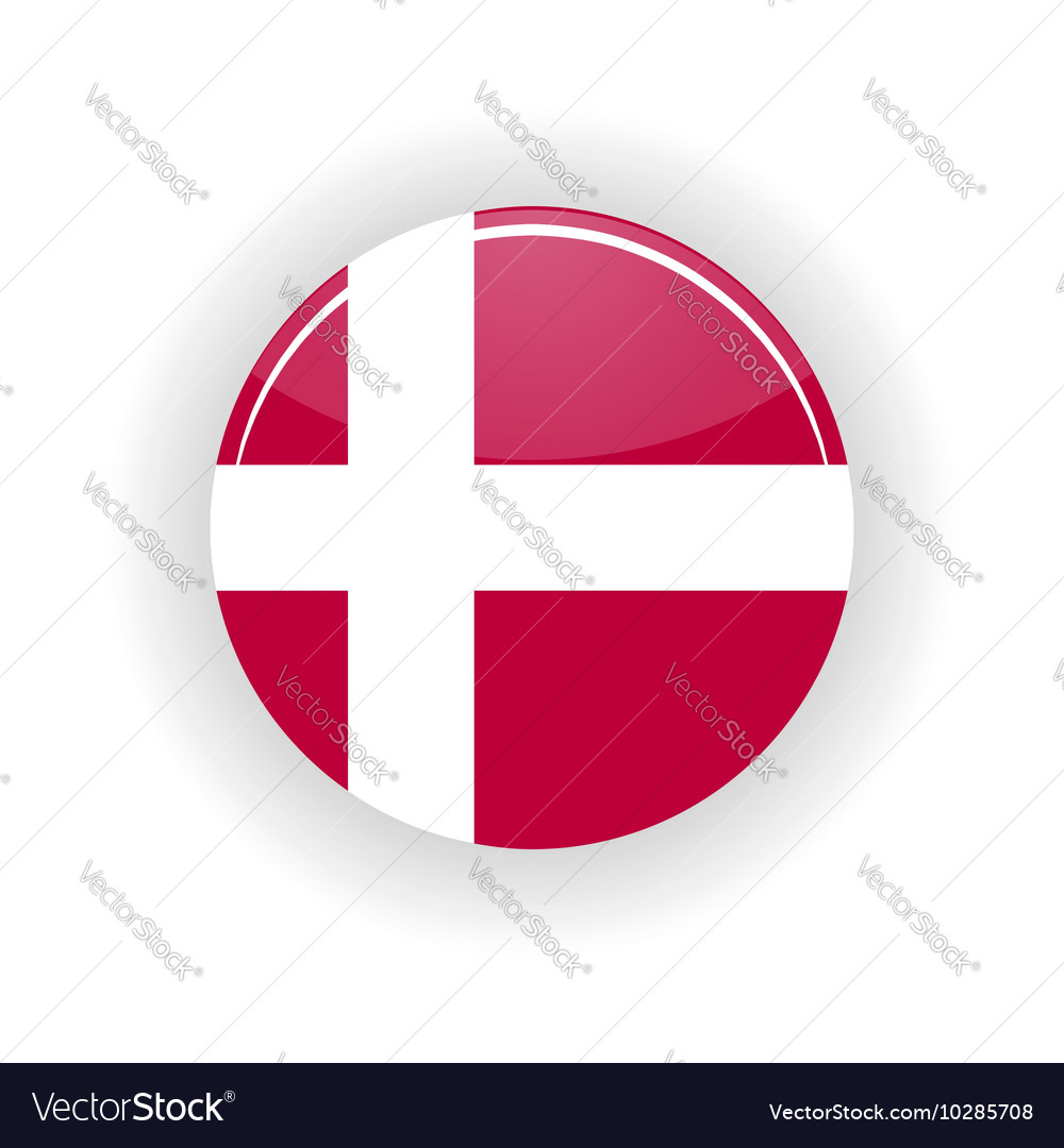 Denmark icon circle Royalty Free Vector Image - VectorStock