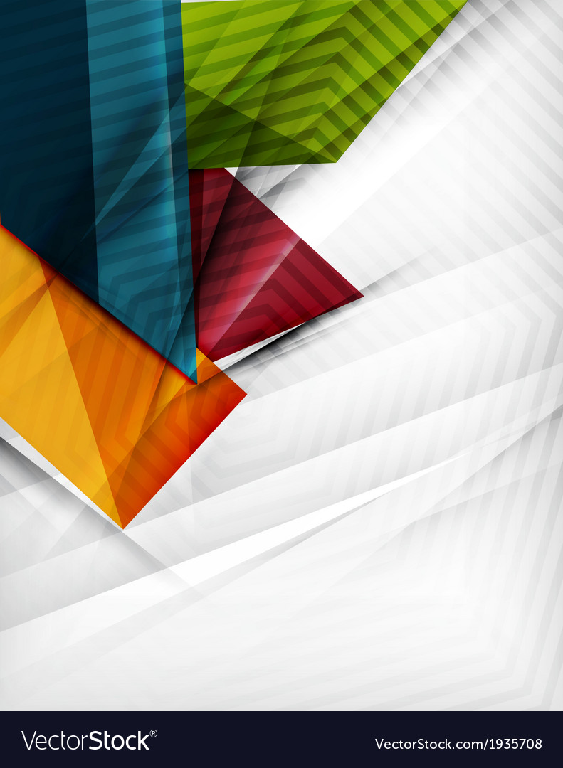 Geometrical colorful shapes abstract background Vector Image Geometrical colorful shapes abstract background Vector Image