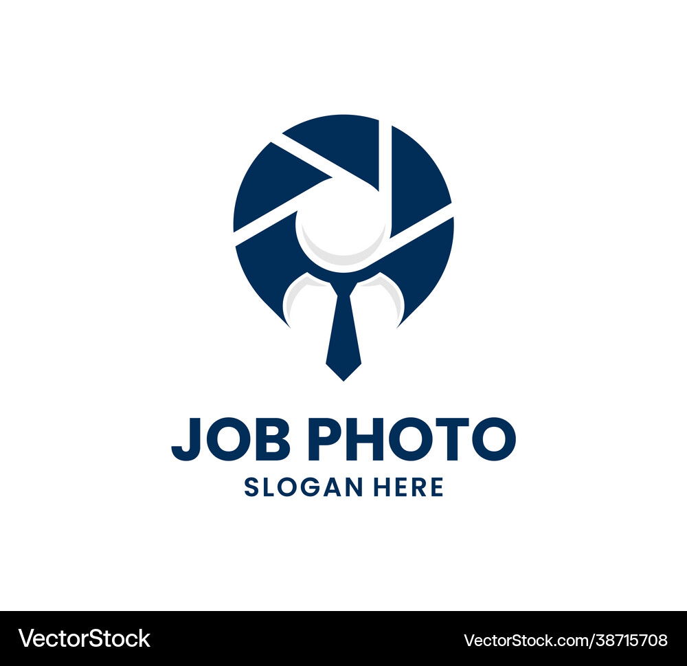 Job photo logo Royalty Free Vector Image - VectorStock