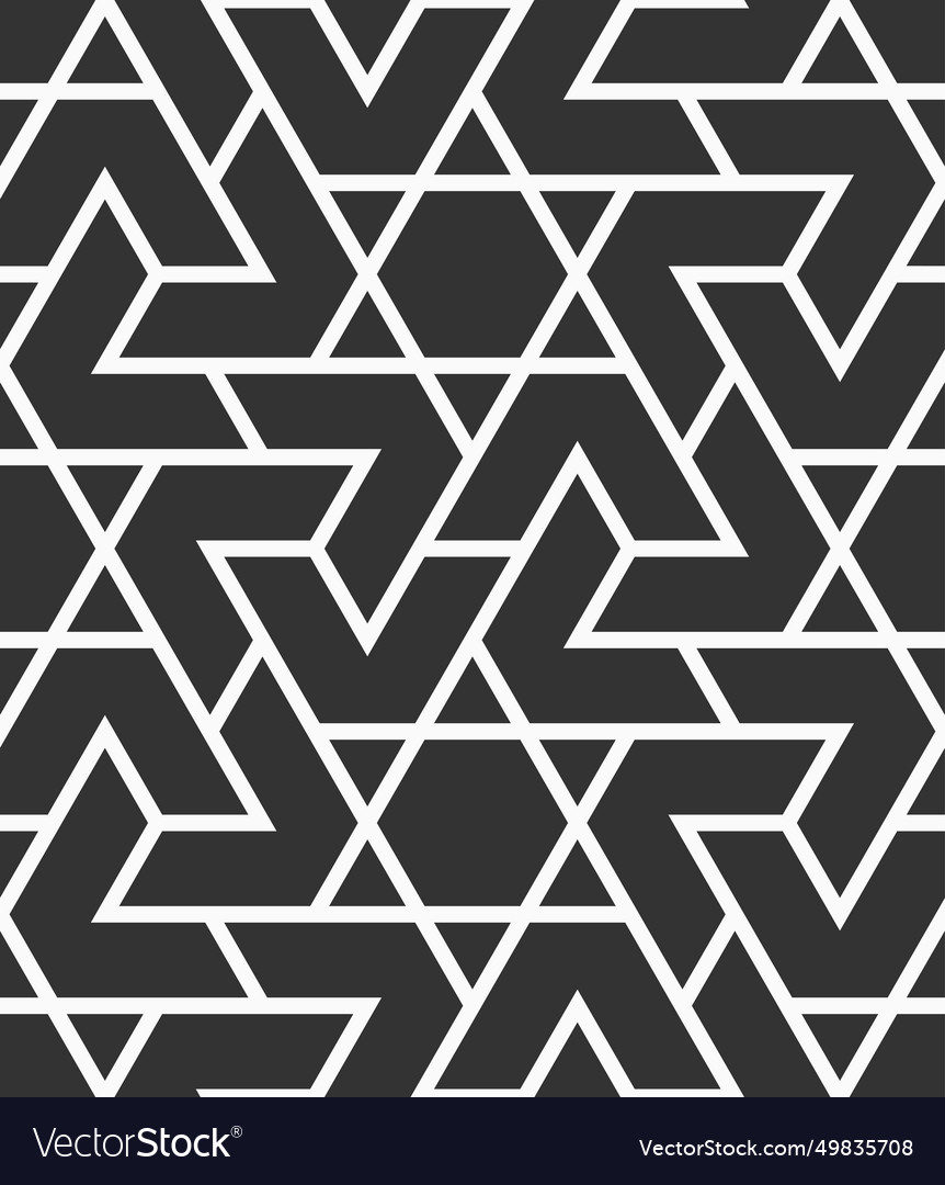 Seamless pattern geometric tiles pattern Vector Image