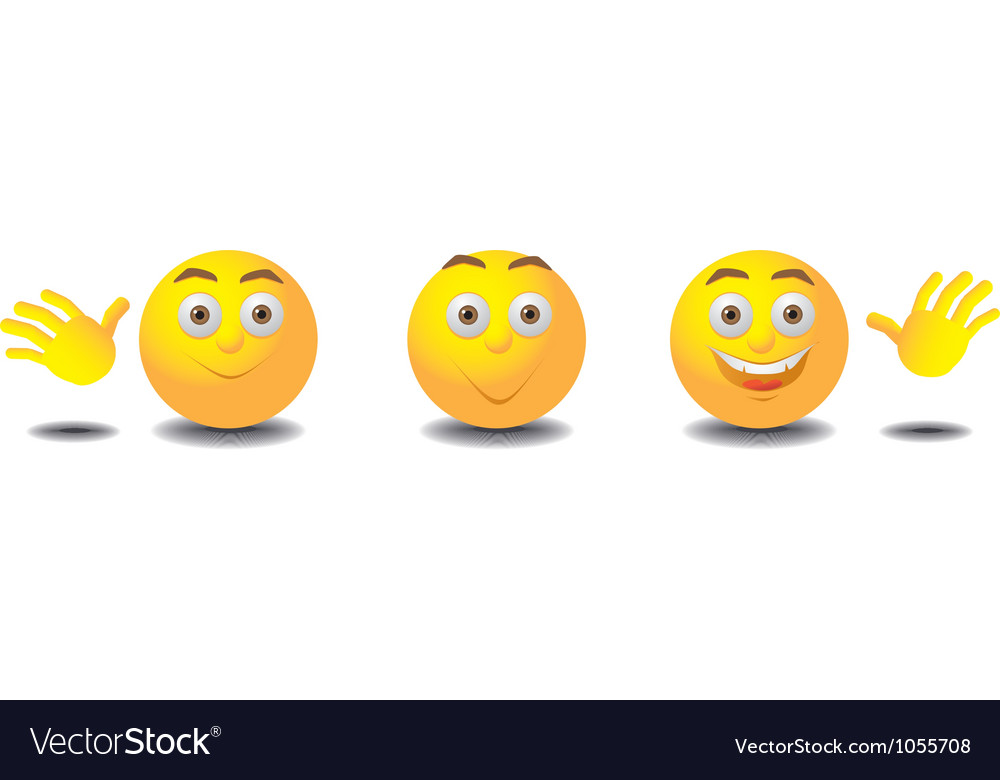 Smiley faces Royalty Free Vector Image - VectorStock