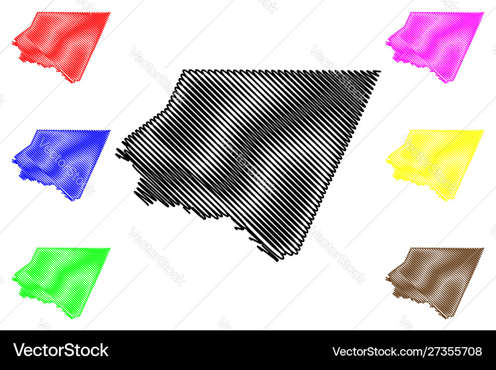 Starr county texas counties in texas united Vector Image