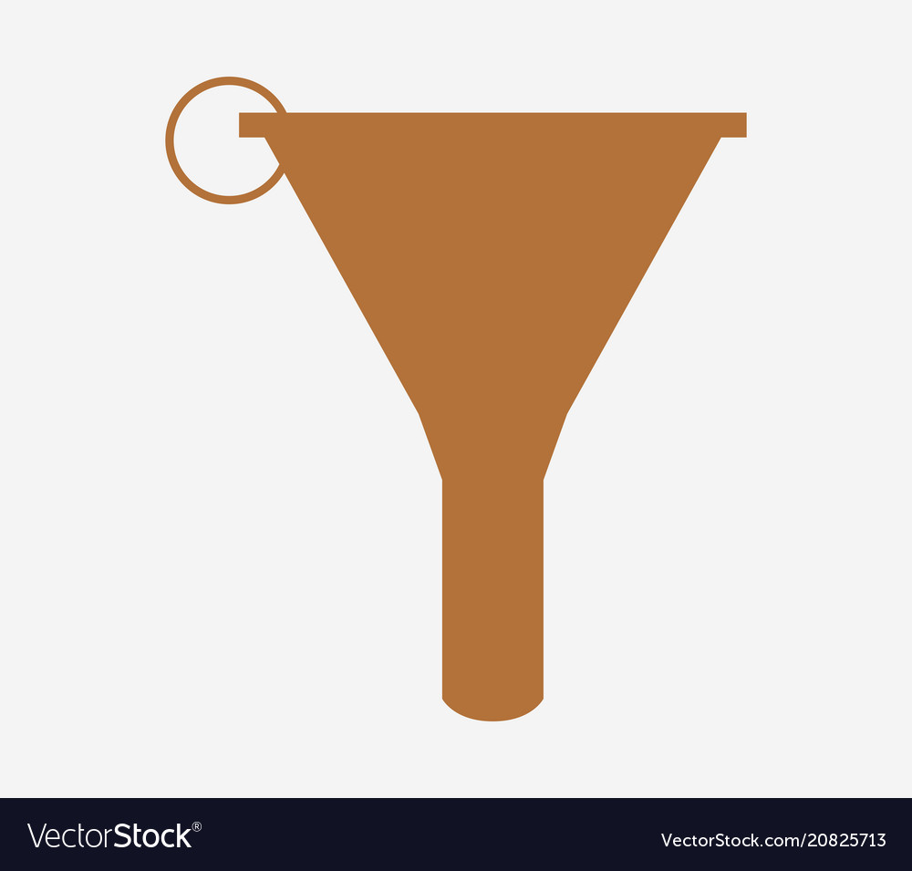 Funnel icon Royalty Free Vector Image - VectorStock