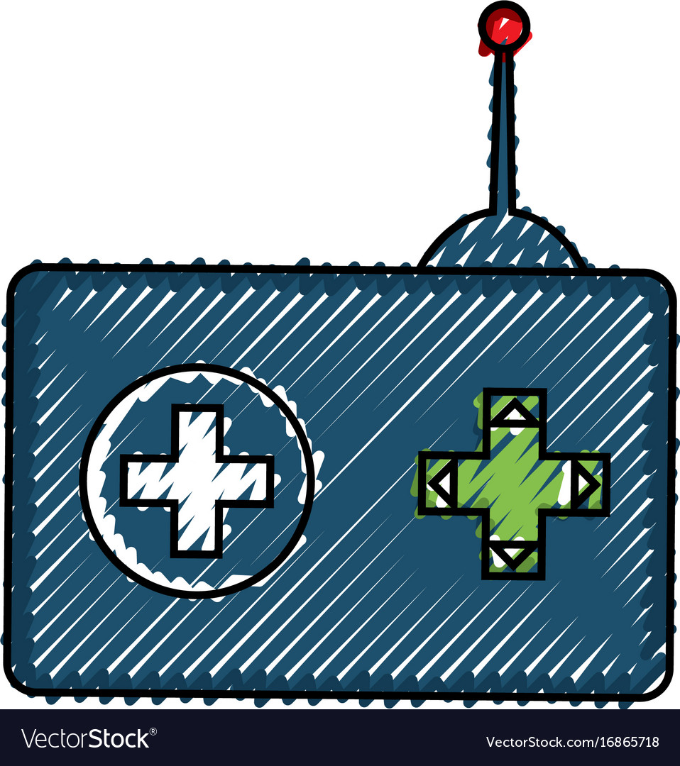 Drone remote control Royalty Free Vector Image