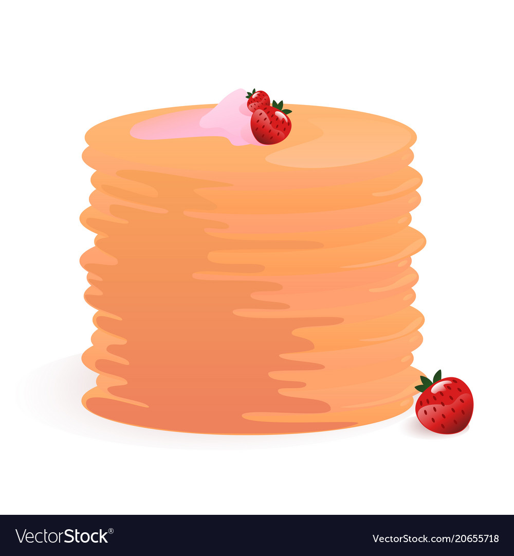 Pancake Royalty Free Vector Image - VectorStock