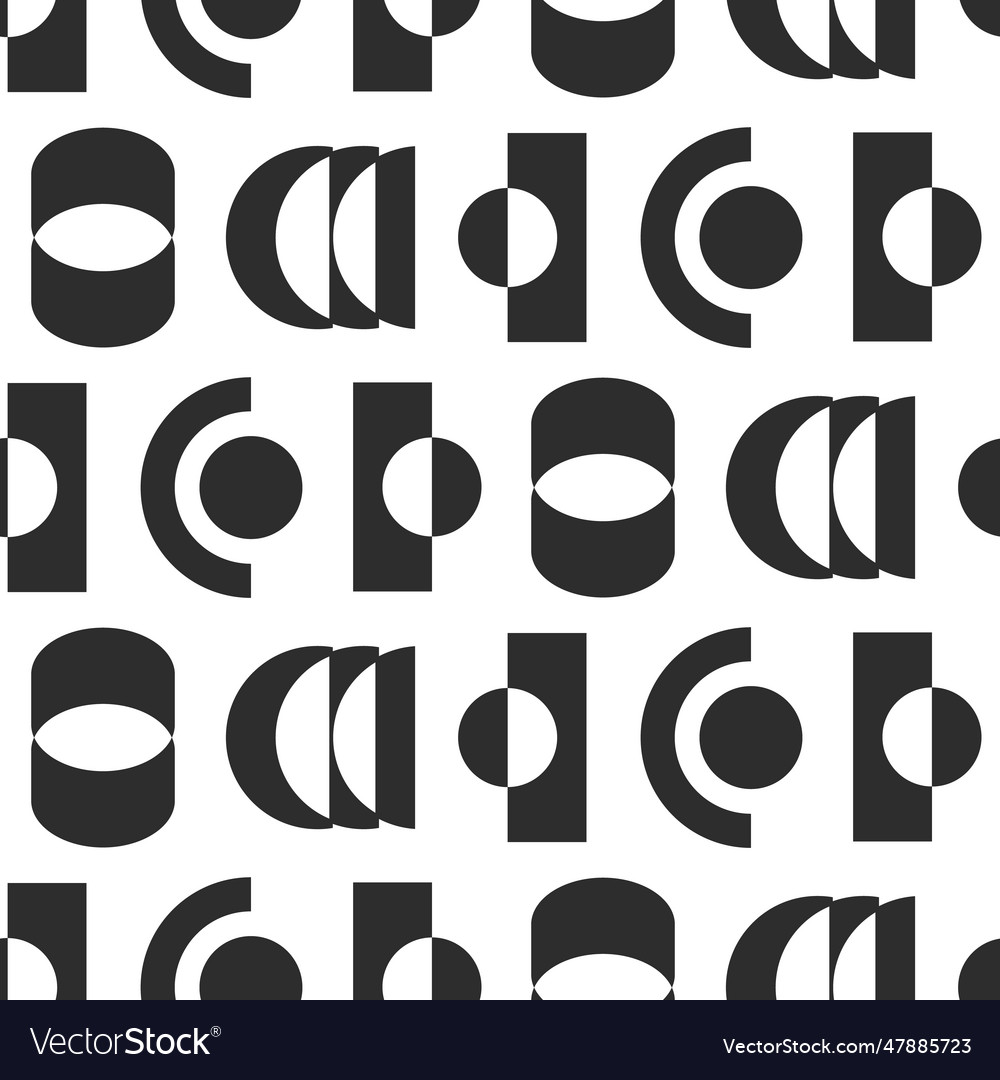 Abstract Modern Seamless Pattern Geometric Print Vector Image